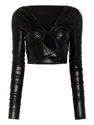 Rick Owens Cropped Top - Black