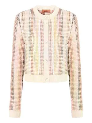 Missoni Cropped Cardigan - Neutrals