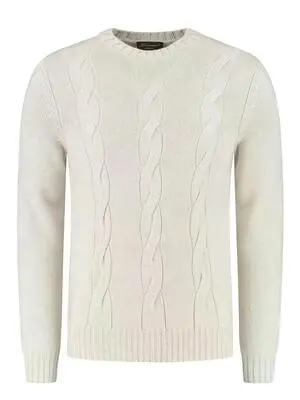 DORIANI CASHMERE Cable-Knit Jumper