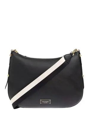 Kate Spade New York Logo-plaque Shoulder Bag - Black