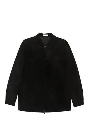 THE ROW Theon Overshirt - Black