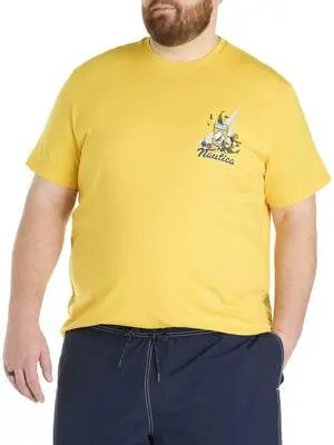 NAUTICA Big & Tall Getting Tipsy Graphic T-shirt - Lemonchrome