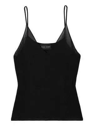 HIGH SPORT Tyler Knitted Camisole - Black