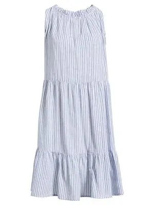 BEACHLUNCHLOUNGE Saison Sleeveless Tiered Dress - Blue Eyes