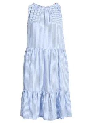 BEACHLUNCHLOUNGE Saison Sleeveless Tiered Dress - Ice Flow