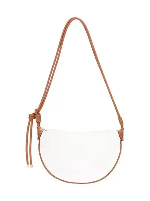MALI + LILI Aria Canvas Shoulder Bag Natural/cognac