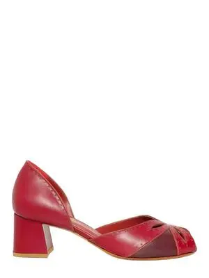 STUDIO CHOFAKIAN 40mm Bosques Pumps - Red