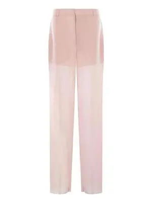 Blumarine Semi-sheer Trousers - Pink