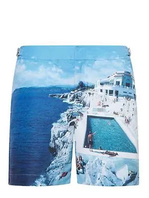 Orlebar Brown Hulton Photograph-print Swim Shorts - Roc Pool Ii