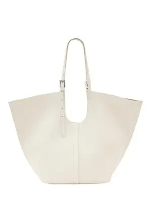 ALLSAINTS Ara East/west Tote - Birch White