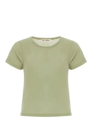 Eterne Cotton-modal Baby T-shirt - Green