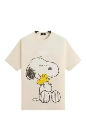 Kith X Peanuts Hug Vintage Tee Shirt - Sandrift