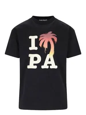 Palm Angels I Love Pa Logo T-shirt - Black