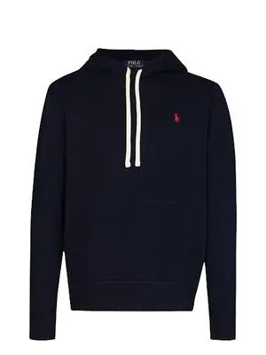 Ralph Lauren Long Sleeve RL Fleece Hoodie Cruise Navy Blue