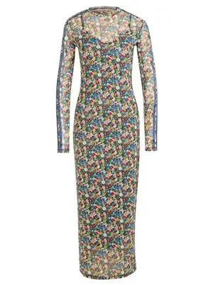 Adidas Liberty London Mesh Maxi Dress - Multicolor/night Indigo
