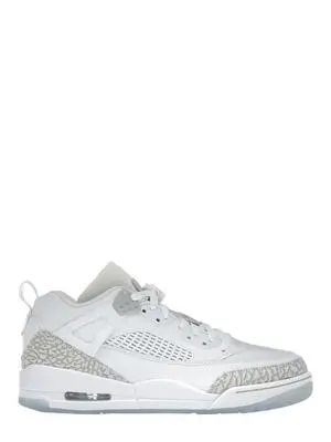 JORDAN Spizike Low Neutral Grey Sneakers - White/metallic Silver/barely Blue