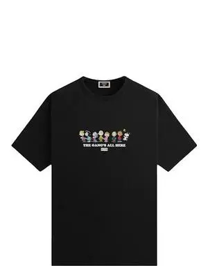Kith X Peanuts Gang's All Here Tee Shirt - Black