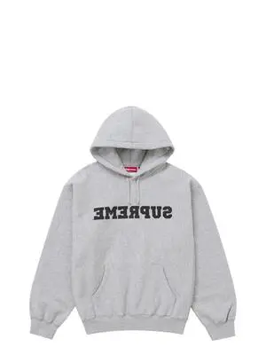 Supreme Reverse Hooded Sweatshirt - Heather Grey
