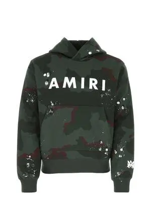 Amiri Army Logo Hoodie - Camo