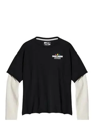 CONVERSE X Daily Paper Thermal T-shirt - Black/white