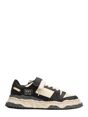 Mihara Yasuhiro Keith Og Sole Vl Low-top Sneakers - Black/white