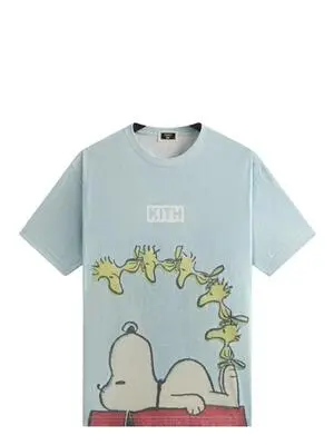 Kith X Peanuts Woodstock Doghouse Comic Vintage Tee Shirt - Glisten