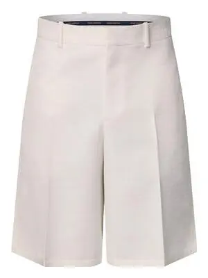 LOUIS VUITTON Tailored Wool Shorts - Milky White