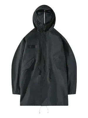 Junya Watanabe X C.p. Company Nylon Canvas Parka - Black