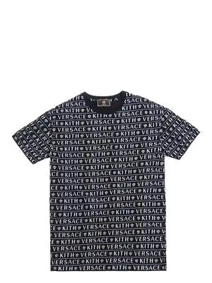 Kith X Versace Monogram Tee Shirt - Black