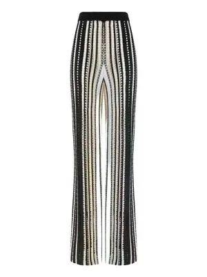 Missoni Striped Trousers - Black