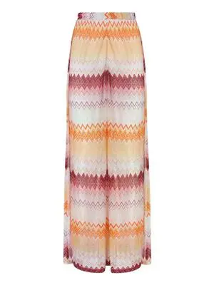 Missoni Zigzag-pattern Trousers - Pink