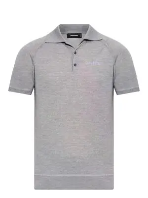 Dsquared2 Knitted Polo Shirt - Grey