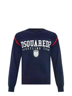 Dsquared2 Logo-print Sweatshirt - Blue