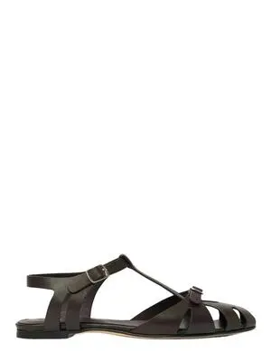 SCAROSSO Gala Sandals - Brown