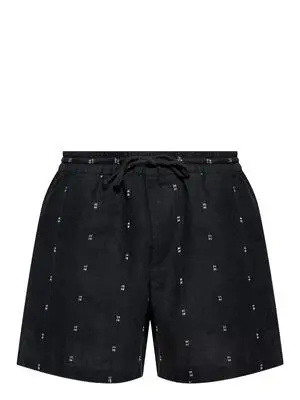 Rag & Bone Embroidered Shorts - Black
