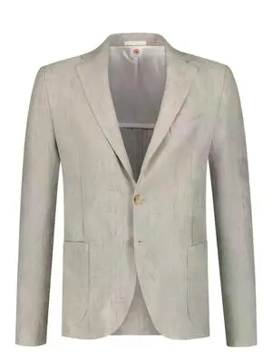 LUIGI BORRELLI Single-breasted Blazer - Neutrals