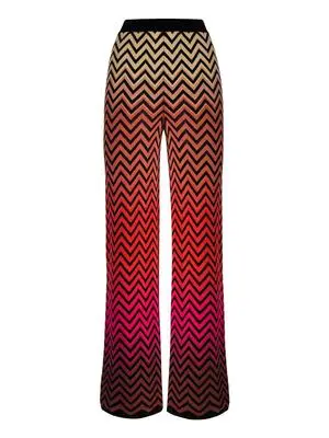 Missoni Zigzag-patterned Trousers - Black