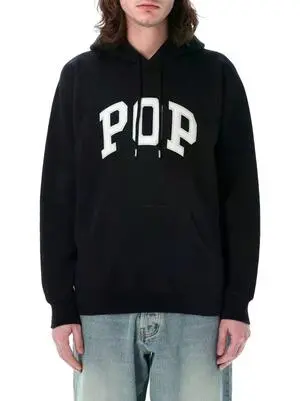 POP TRADING COMPANY Cotton Hoodie - Black