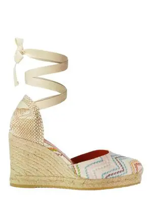 Missoni Zigzag-pattern Espadrilles - White