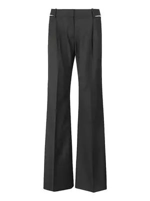 Anna October Tailored Flared Trousers - Black