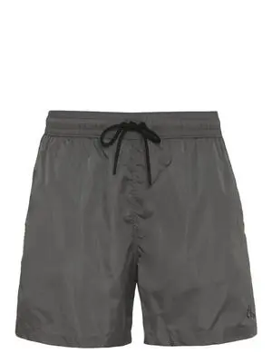 THE (ALPHABET) The Alphabet Swim Metal Nylon Shorts - Grey