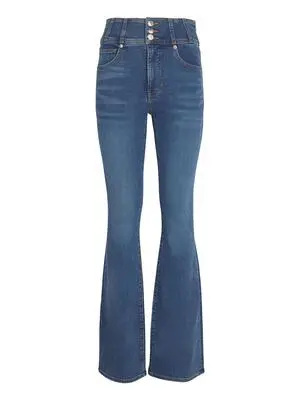Veronica Beard Veronica Beard Beverly High-Rise Flared Jeans Blue