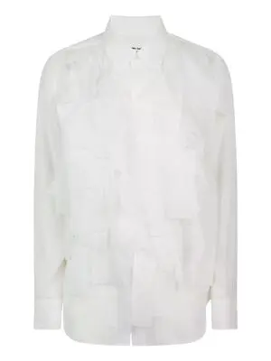 Comme Des Garçons Long-sleeved Shirt - White