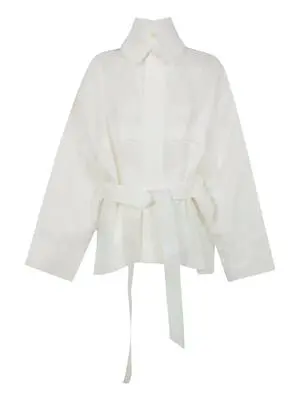 Issey Miyake Hempen Jacket - White