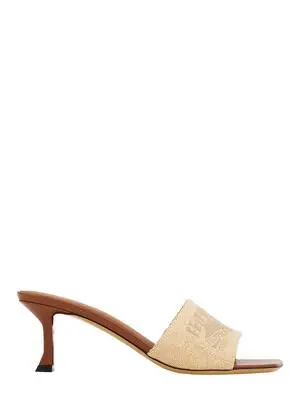 FERRAGAMO Venna Logo Slide - Beige