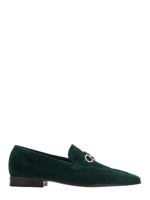 FERRAGAMO Gancini Buckle Loafer Green