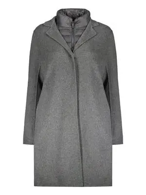 MOORER Single-breasted Coat - Grey