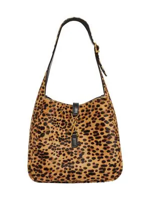 Saint Laurent Le 5 À 7 Small Hobo Bag - Leopard