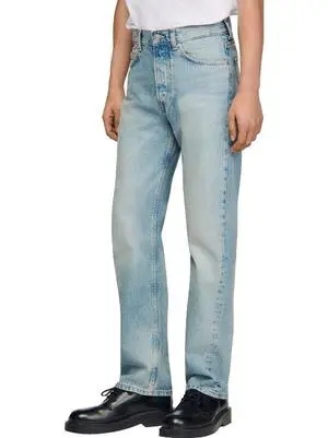 Sandro Regular Fit Five-pocket Jeans - Light Blue - Denim