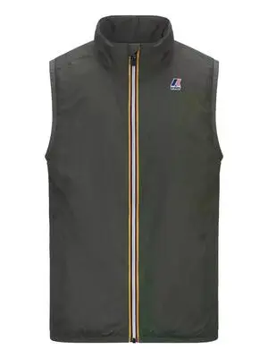 K-WAY Logo-print Gilet - Green